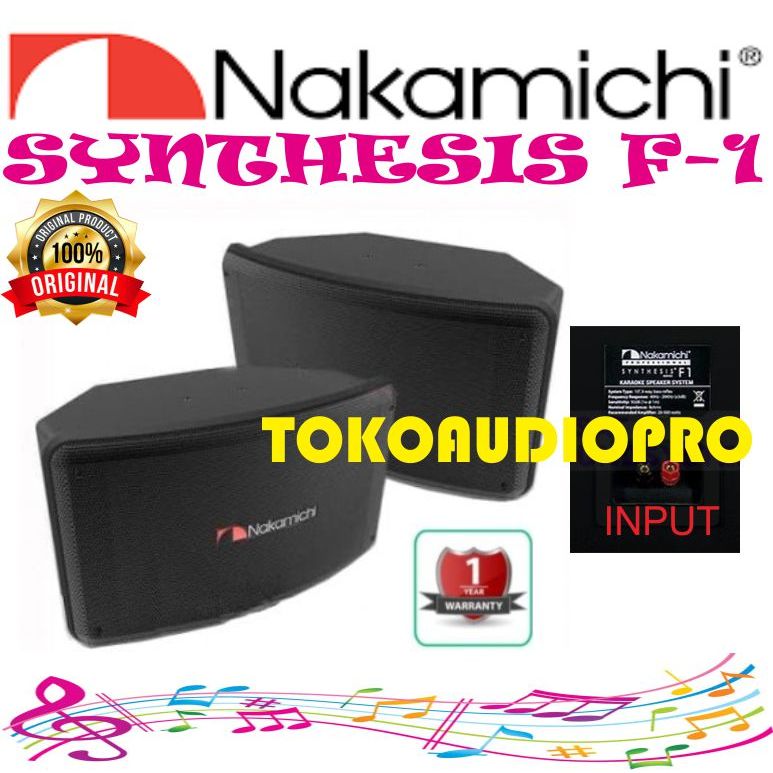 Jual Nakamichi Synthesis F1 High Performance 3 way Music Monitor Speaker | Shopee Indonesia