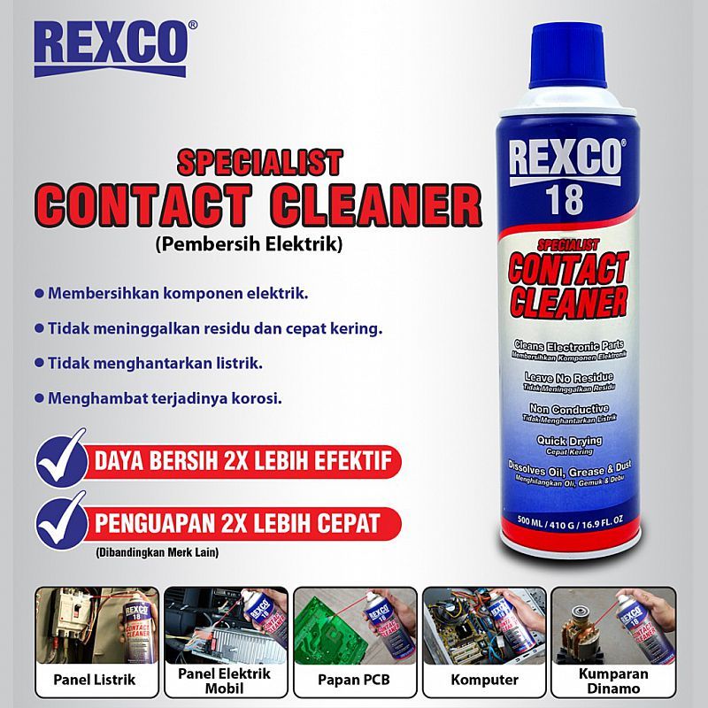 Jual Rexco 18 Pembersih Elektrik & Elektronik (Contact Cleaner) 220 ML ...