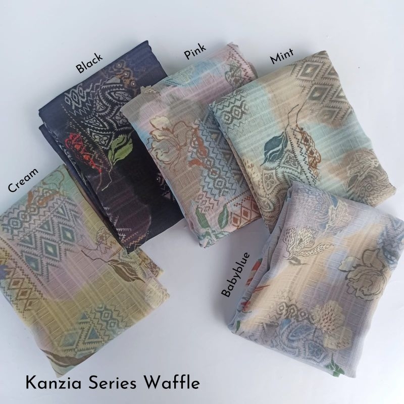 Jual KANZIA Series Jilbab Segiempat Polycotton Vine Dobby Akira ...