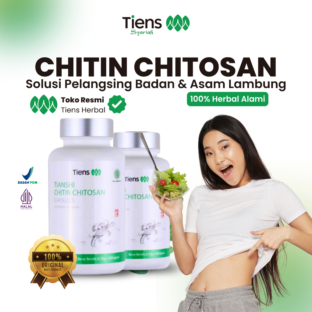 Jual CHITIN CHITOSAN TIENS | PELANGSING BADAN AMPUH | ORIGINAL TIANSHI ...