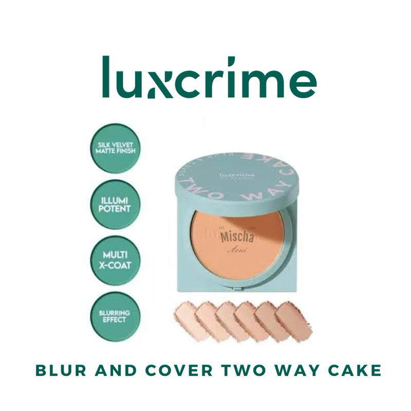 Jual Luxcrime Blur & Cover Two Way Cake in Custard / Buttercream ...