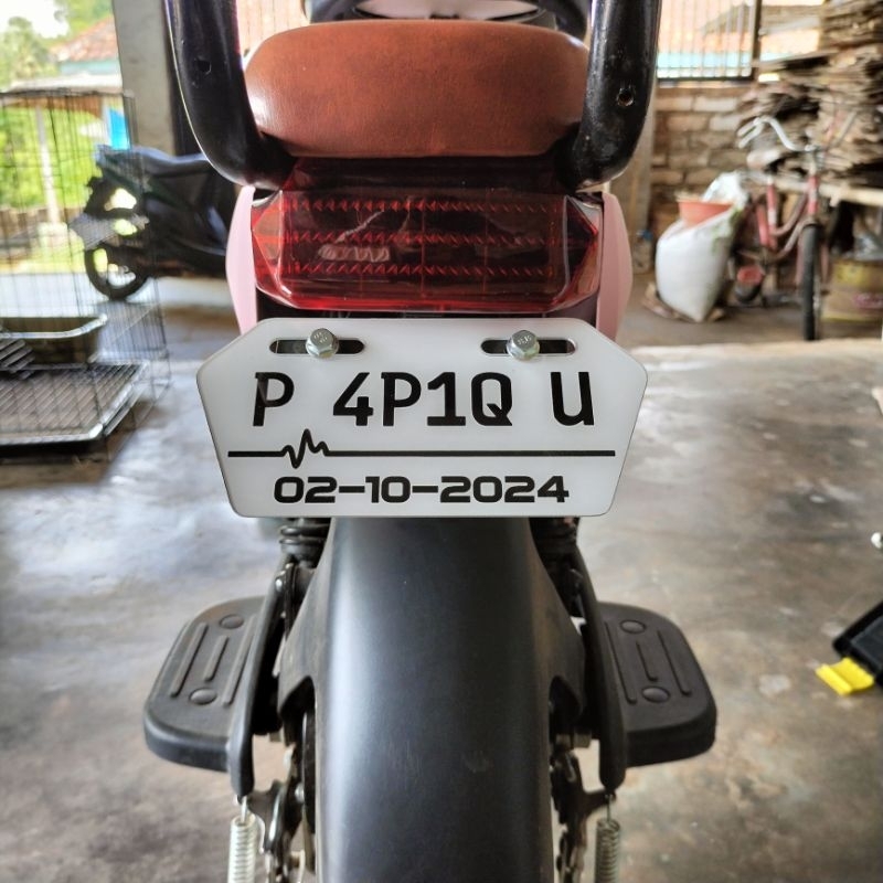 Jual Plat Nomor Sepeda Listrik / Variasi Plat Nomor | Shopee Indonesia