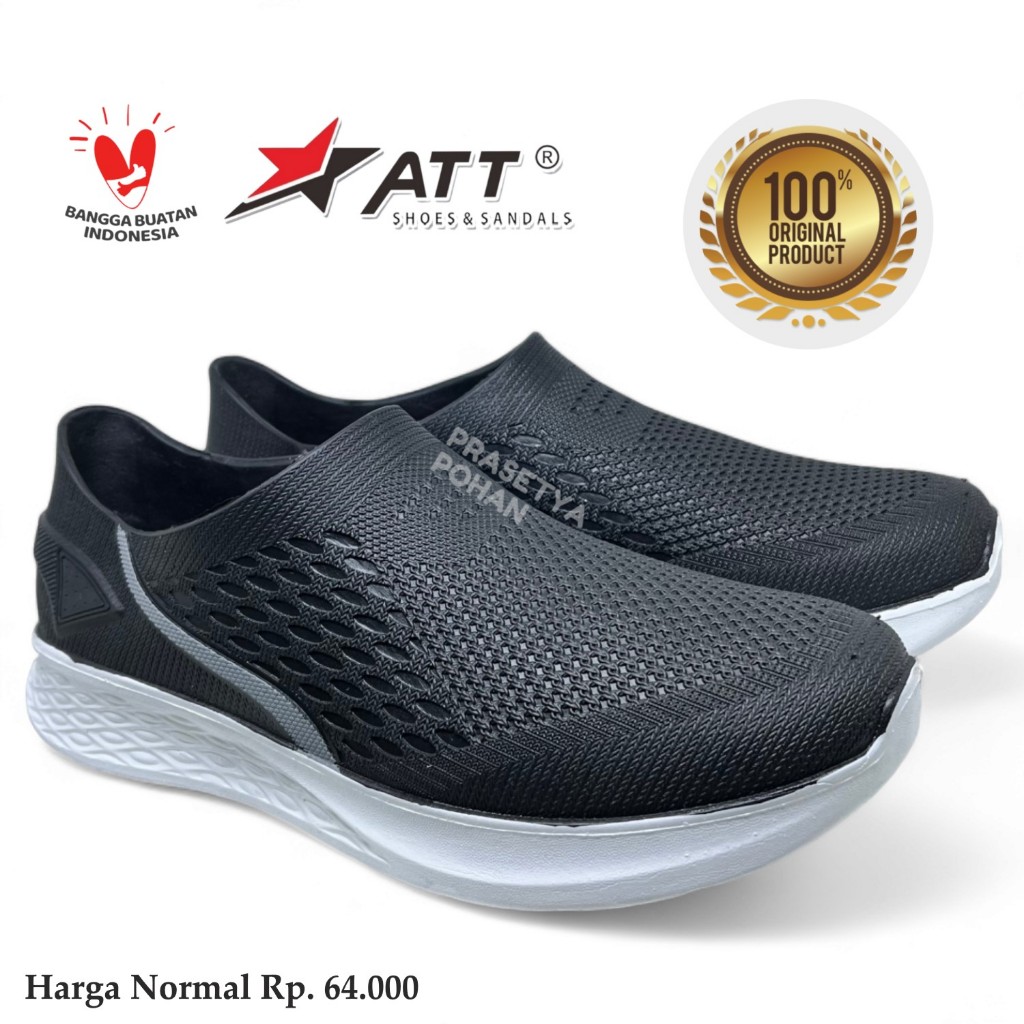 Jual Sepatu Karet Pria ATT Original - Sepatu Kerja Pria Tahan Air ...