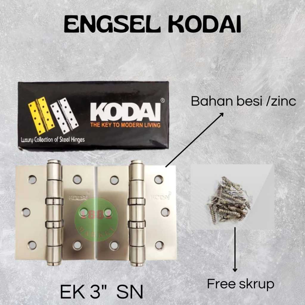 Jual ENGSEL KODAI UKURAN 3 INCH SILVER DAN GOLD / ENGSEL JENDELA DAN ...