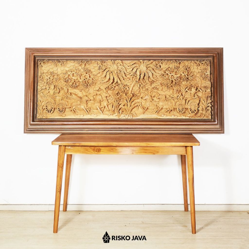 Jual Relief Ukiran Karnotanding / Relief Hiasan Dinding / Relief Kayu ...