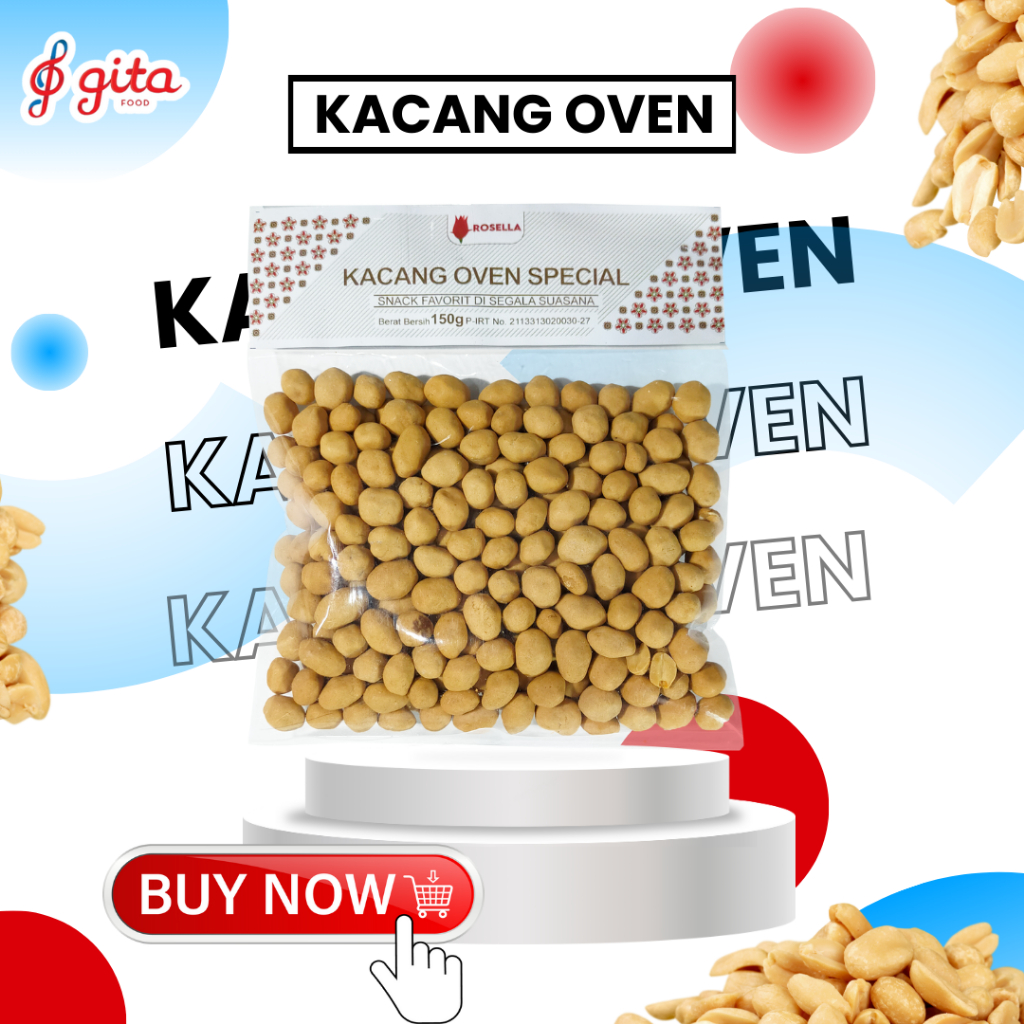 Jual Snack Kacang Oven Spesial Kemasan [150 G] | Shopee Indonesia