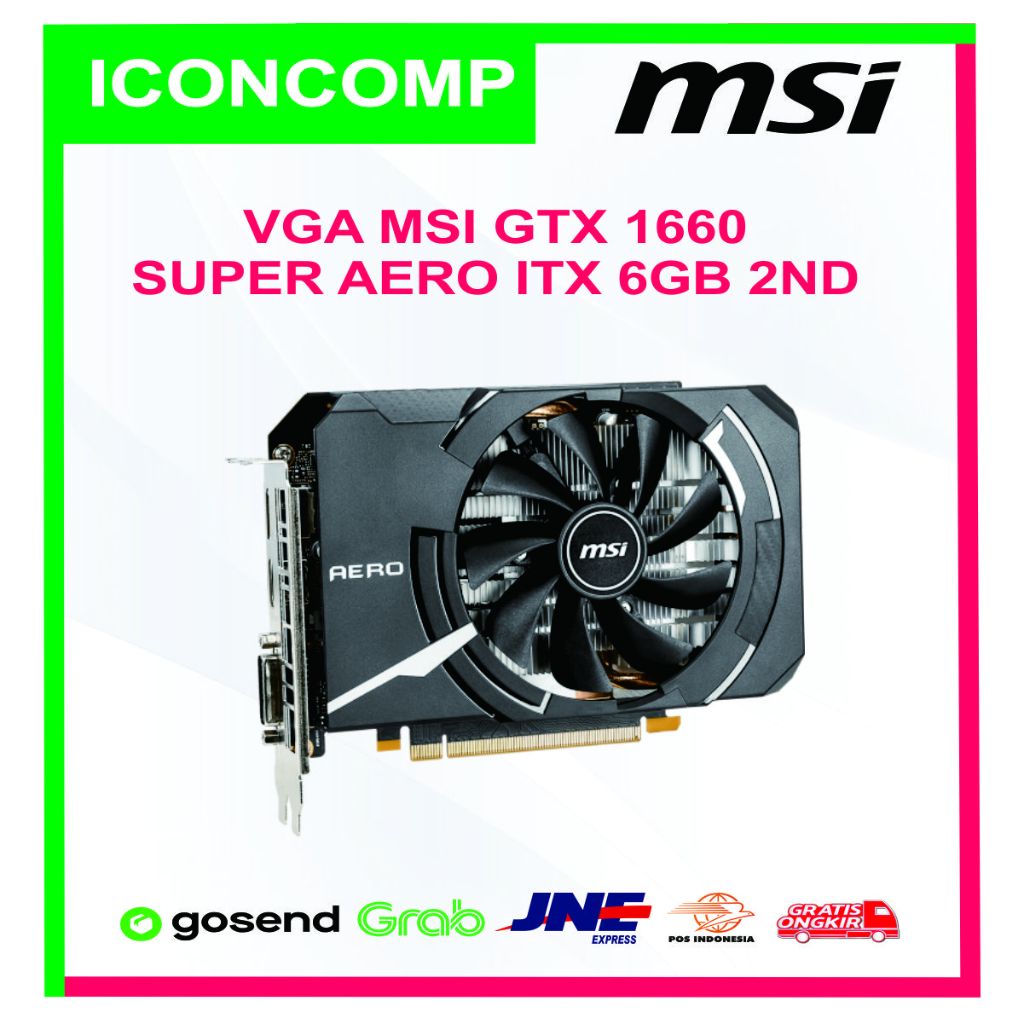 Jual VGA MSI GTX 1660 SUPER 6GB DDR6 | Shopee Indonesia
