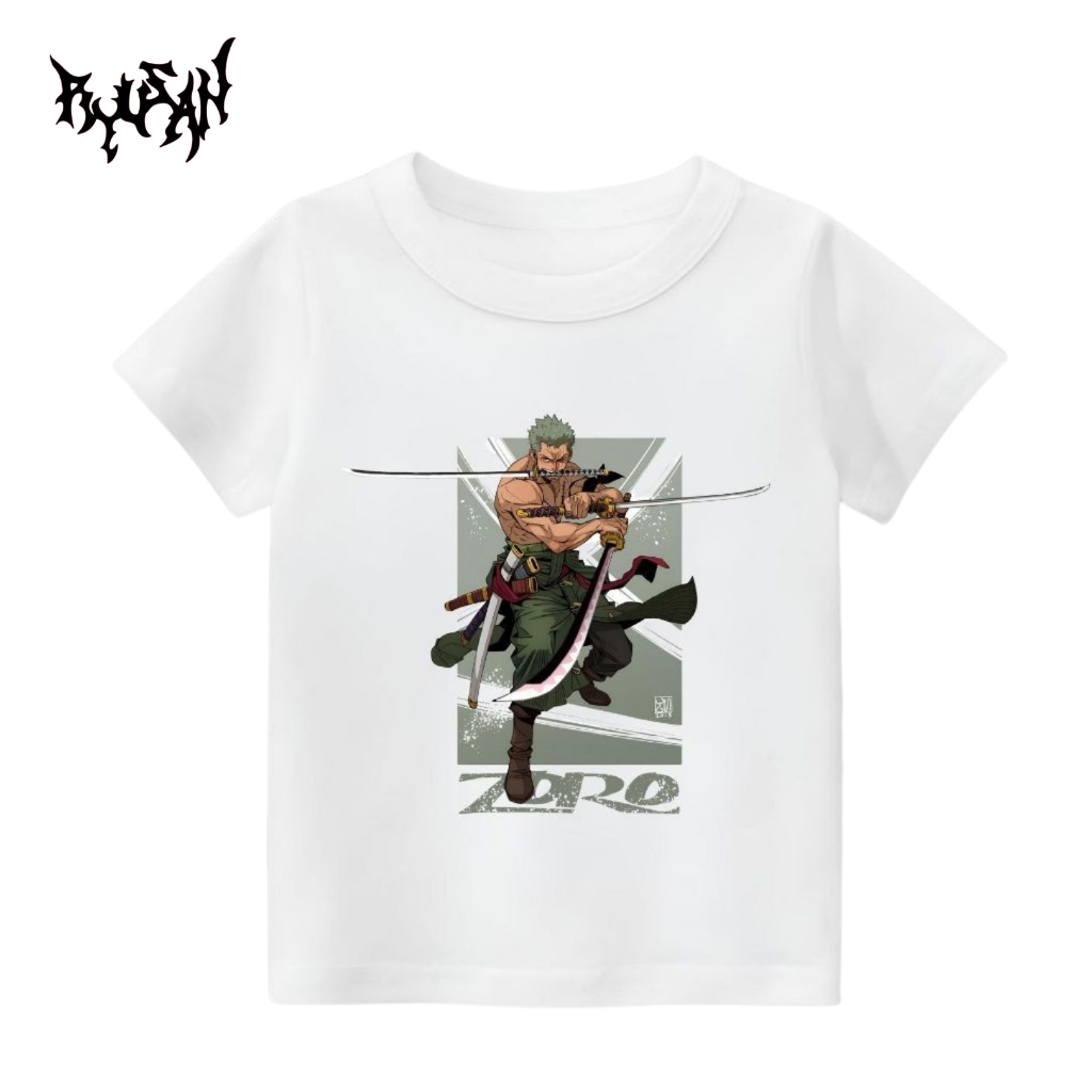 Jual Ryusan Kaos Anak Custom Nama Combed 30s Gambar Kartun ONE PIECE ...