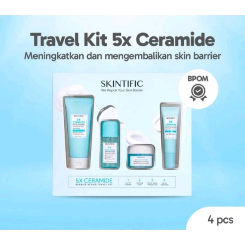 Jual SKINTIFIC 5X CERAMIDE KIT 4 PCS | Shopee Indonesia