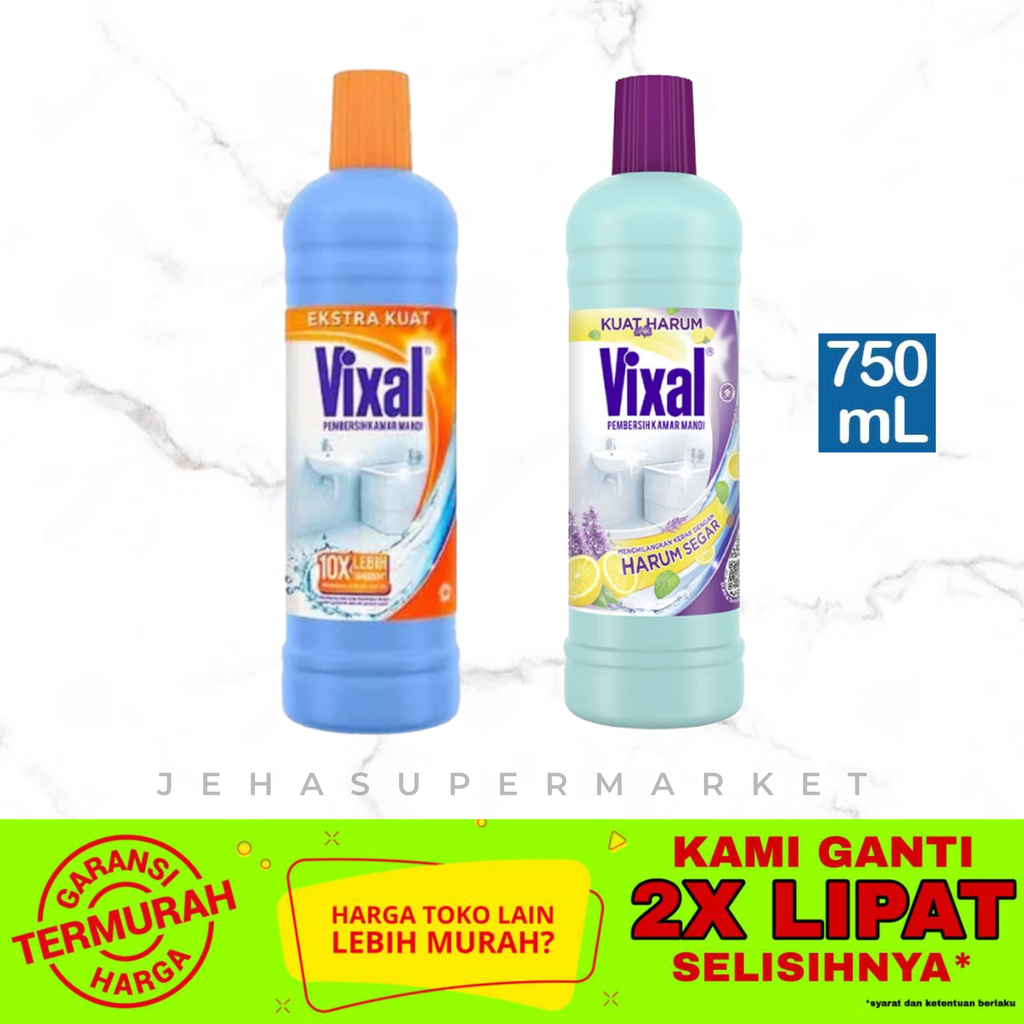 Jual ⭐ CAIRAN PEMBERSIH ⭐ Vixal 750mL ( Pembersih Lantai Kamar Mandi & Kerak Toilet / Porselen ...