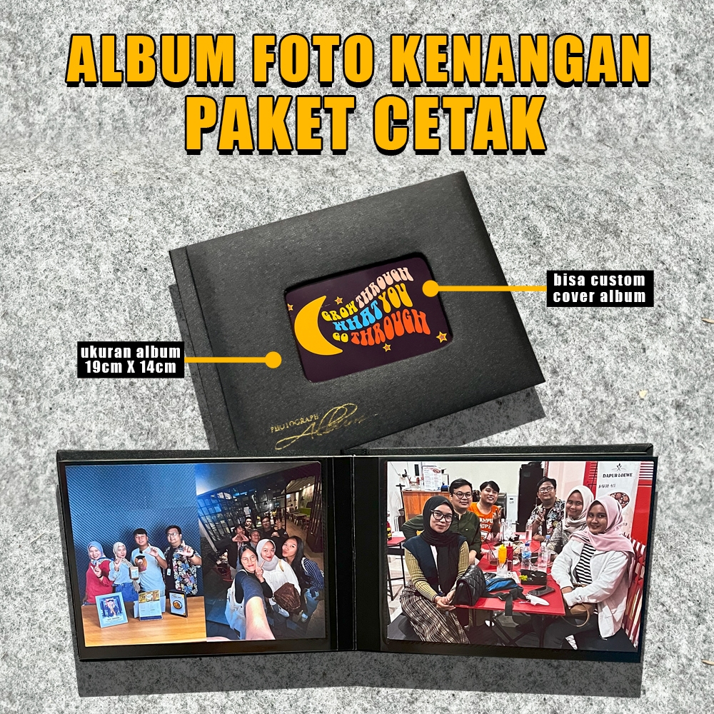 Jual [PAKET HEMAT] Album Foto Kenangan + Cetak 4R 20 Foto Termurah ...