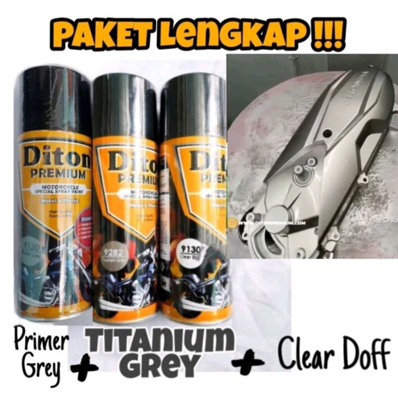 Jual PAKET LENGKAP TITANIUM GREY /ABU2 BURAM KHUSUS VELG, MESIN, CVT ...