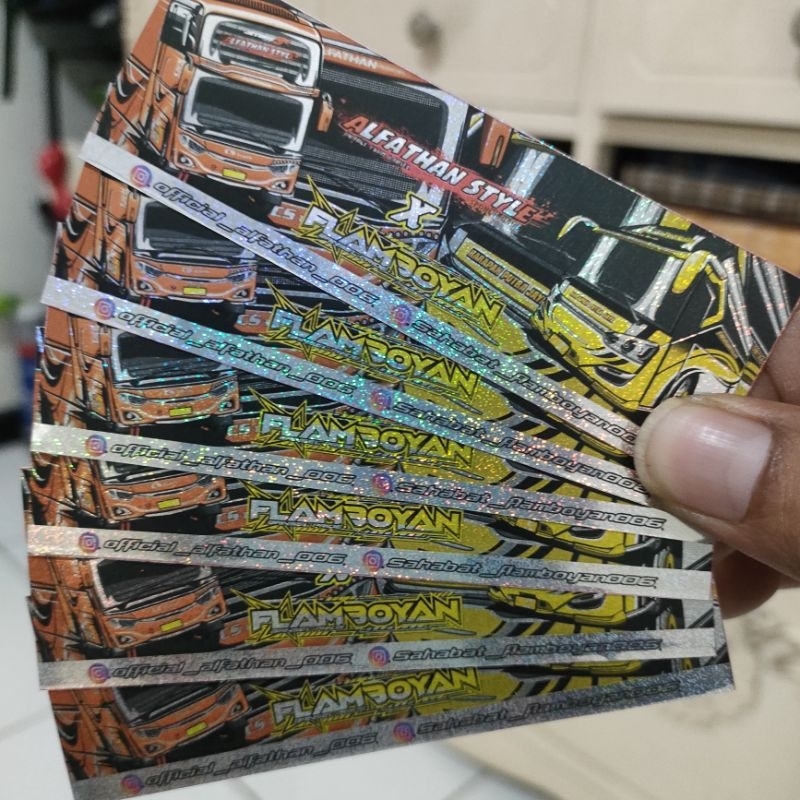 Jual stiker bus original langsung dari bus nya stiker bus telolet ...