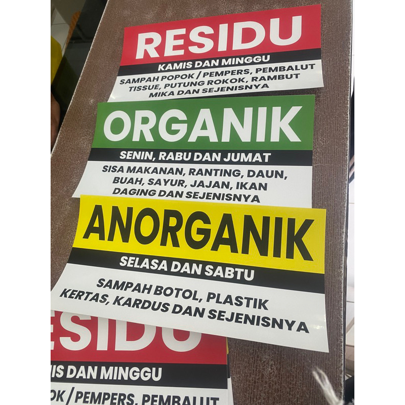 Jual stiker tempat sampah | Shopee Indonesia