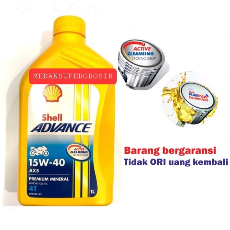 Jual 𝐒𝐇𝐄𝐋𝐋 𝐀𝐃𝐕𝐀𝐍𝐂𝐄 𝐀𝐗𝟓 𝟏𝟓𝐖𝟒𝟎 𝟏𝐋𝐢𝐭𝐞𝐫 𝐮𝐧𝐭𝐮𝐤 𝐌𝐨𝐭𝐨𝐫 𝐒𝐩𝐨𝐫𝐭 | Shopee Indonesia