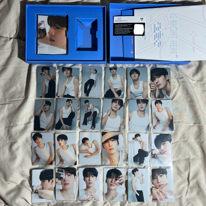 Jual booklet binder 17 is right here dear ver wonwoo / pc photocard svt ...