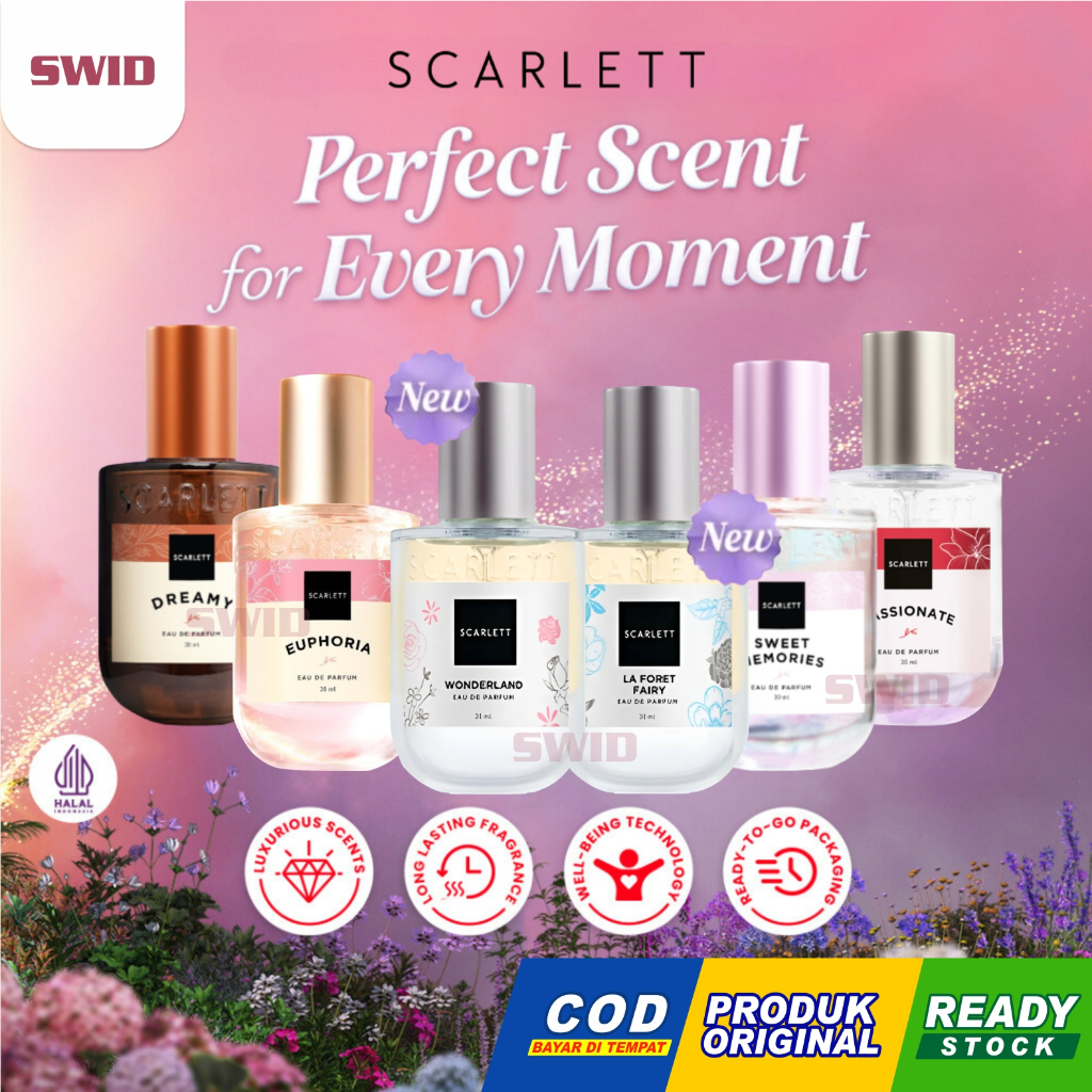 Jual Scarlett Whitening Original Scarlett Whitening Eau De Parfum Sweet ...