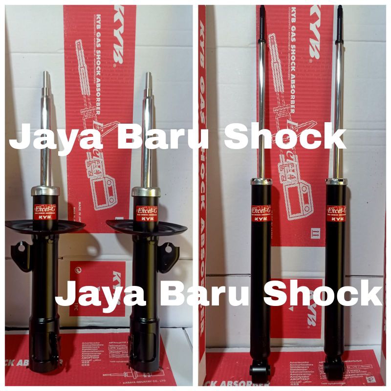 Jual shockbreaker yaris/new vios 2008-2012 depan belakang merek kayaba excel-g | Shopee Indonesia