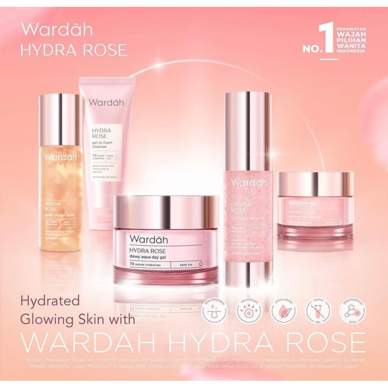 Jual Wardah Hydra Rose Series | Shopee Indonesia
