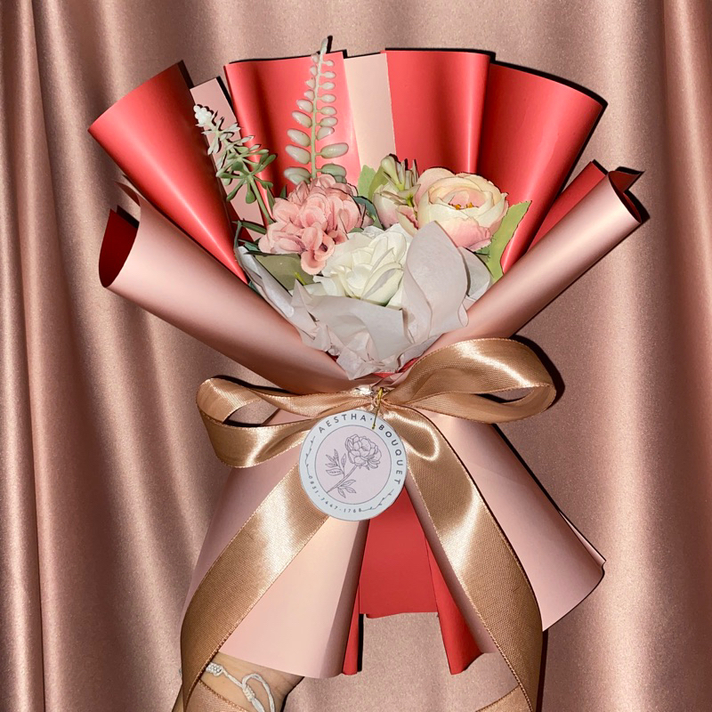 Jual BUKET BUNGA (SMALL) [FREE PACKING]/ ARTIFICIAL FLOWER BOUQUET ...