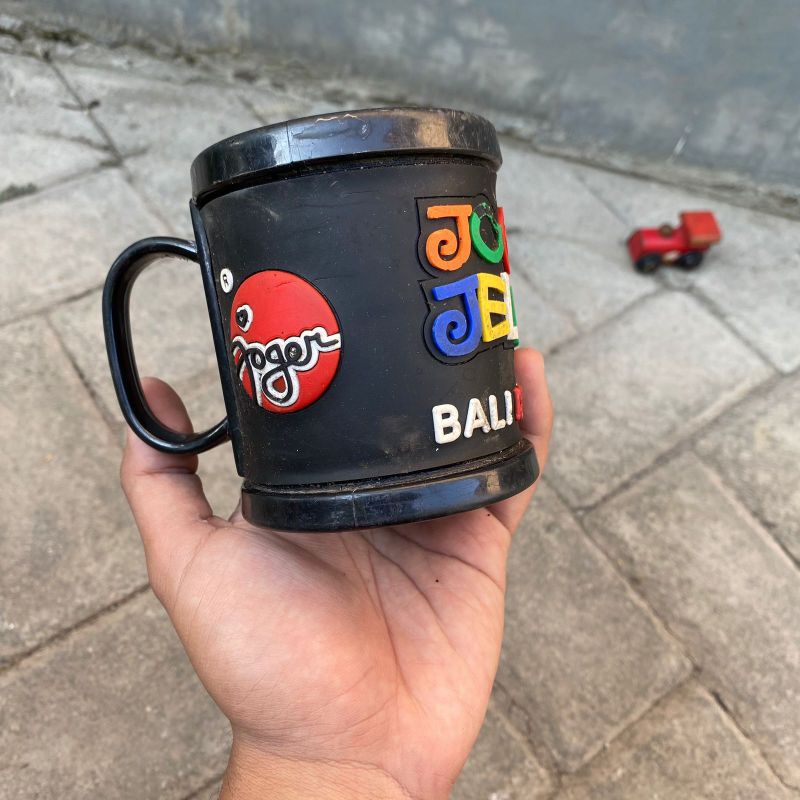 Jual gelas mug karakter lucu mug jadul bisa pilih | Shopee Indonesia
