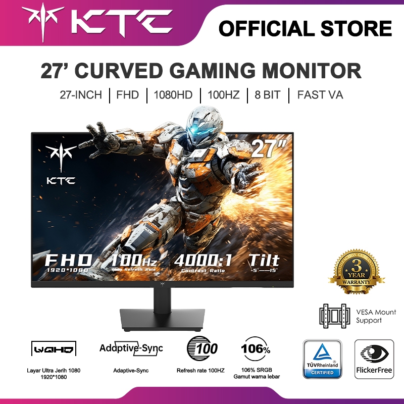 Jual Monitor gaming KTC 27 inci XSS/switch monitor eksternal ekstensi ...