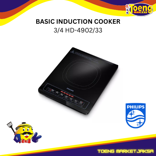 Jual KOMPOR INDUKSI / BASIC INDUCTION COOKER 3/4 HD-4902/33 PHILIPS ...