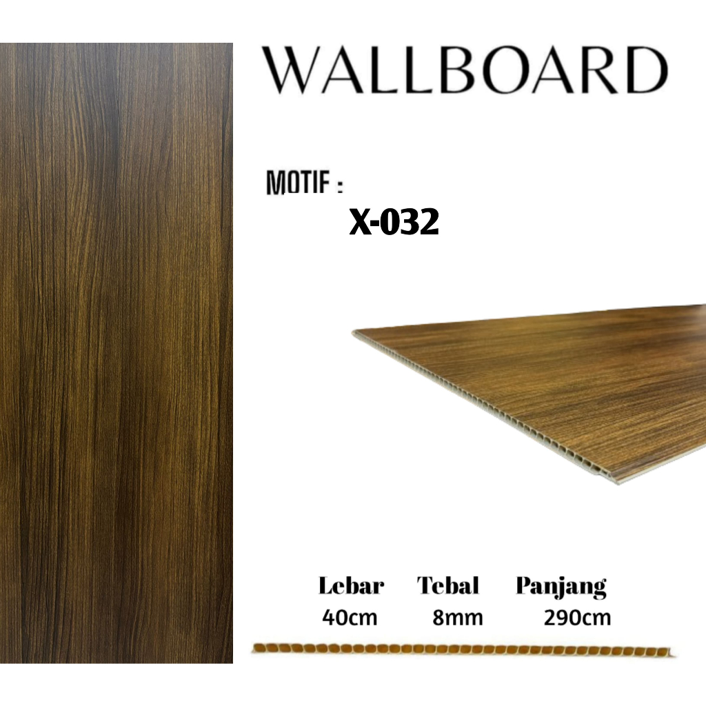 Jual Wallboard WPC / Wallboard Panel PVC/ Wallboard murah ukuran 40 cm ...