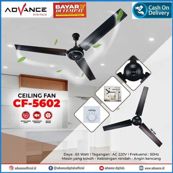 Jual ADVANCE CEILING FAN CF-5603 / KIPAS ANGIN GANTUNG PLAFON BALING ...