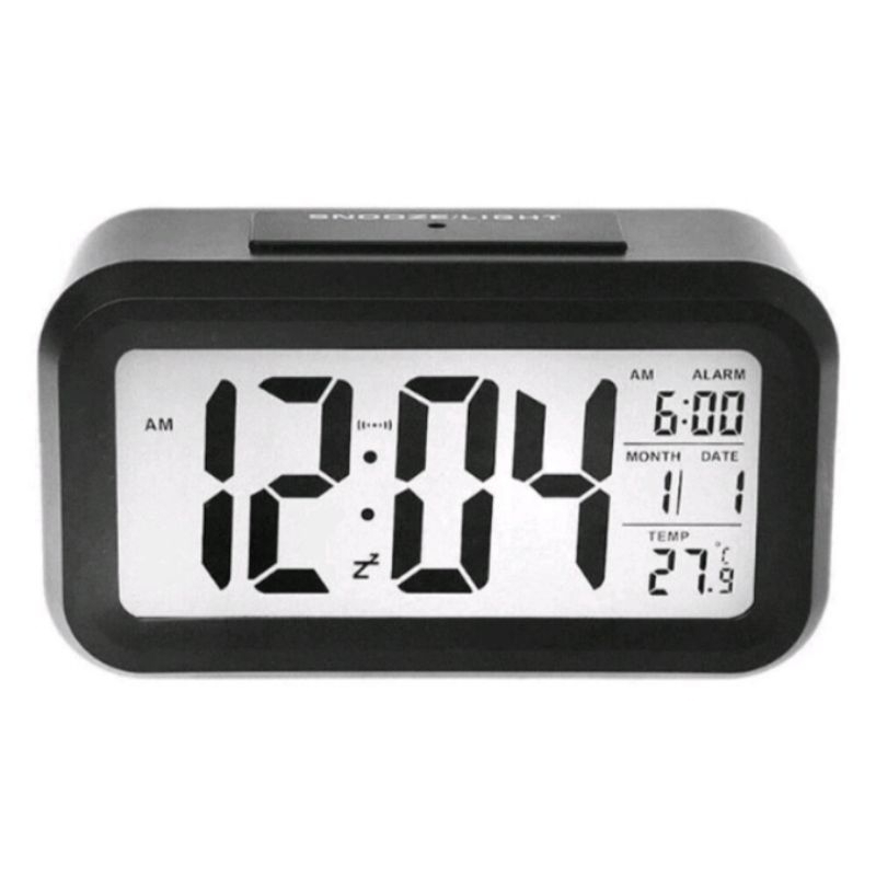 Jual Jam meja digital jam alarm sensor cahaya pintar LED | Shopee Indonesia