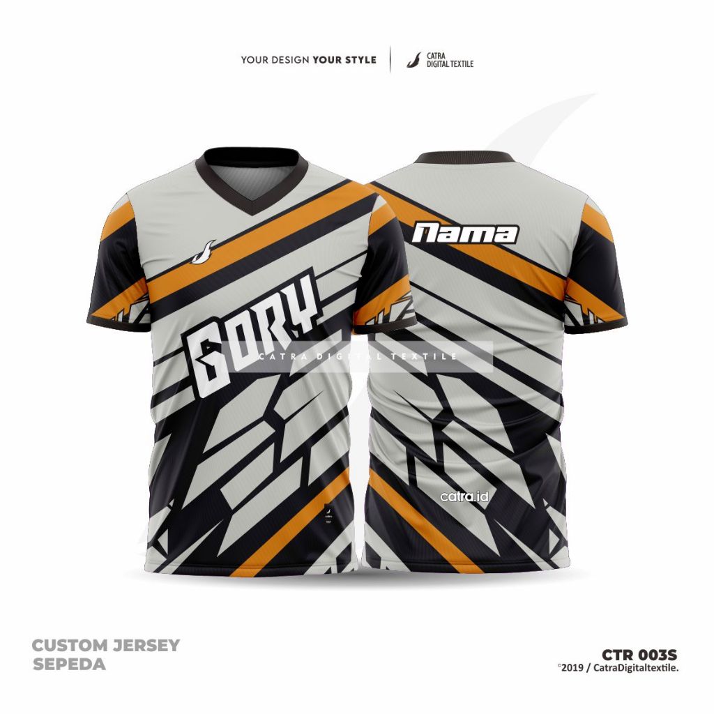 Jual Custom Jersey Sepeda Full Printing (Satuan Free Desain) | Shopee ...