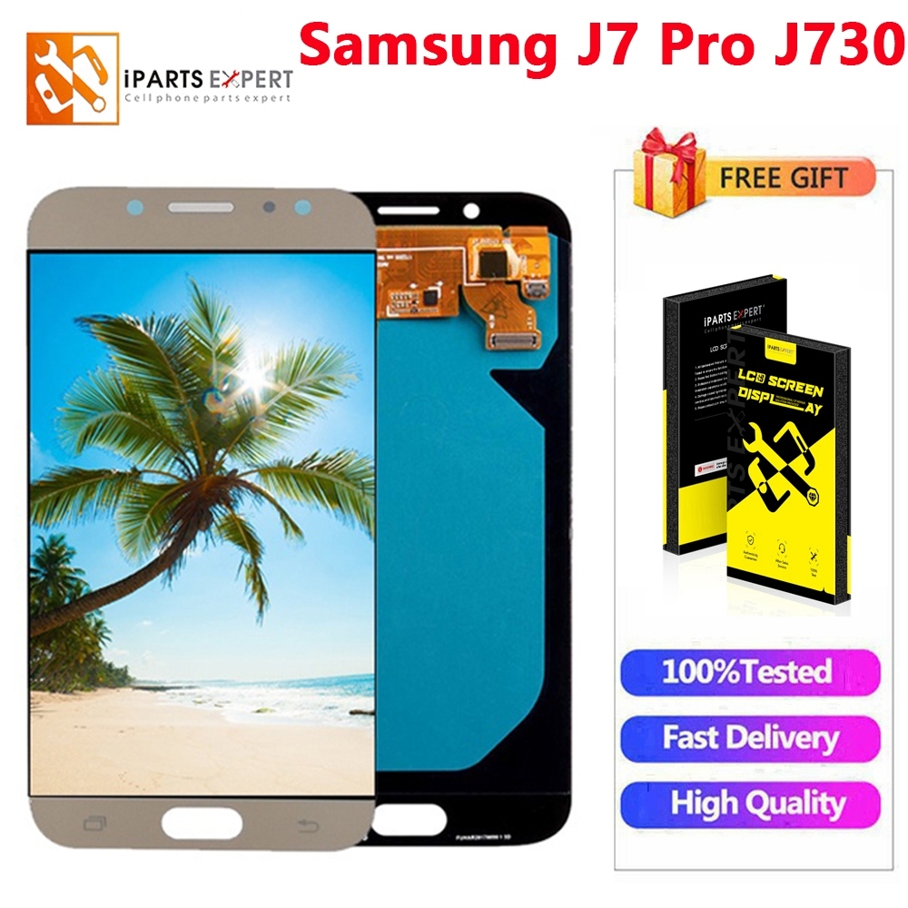Jual IPARTSEXPERT AMOLED Original LCD HP For Samsung Galaxy J7 Pro 2017 J730 LCD Full Set Touch ...