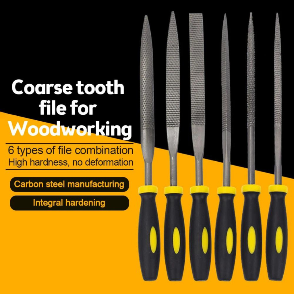 Jual ALAT KIKIR BESI / MINI FILES SET 6IN1 3INCH X 140 MM | Shopee ...