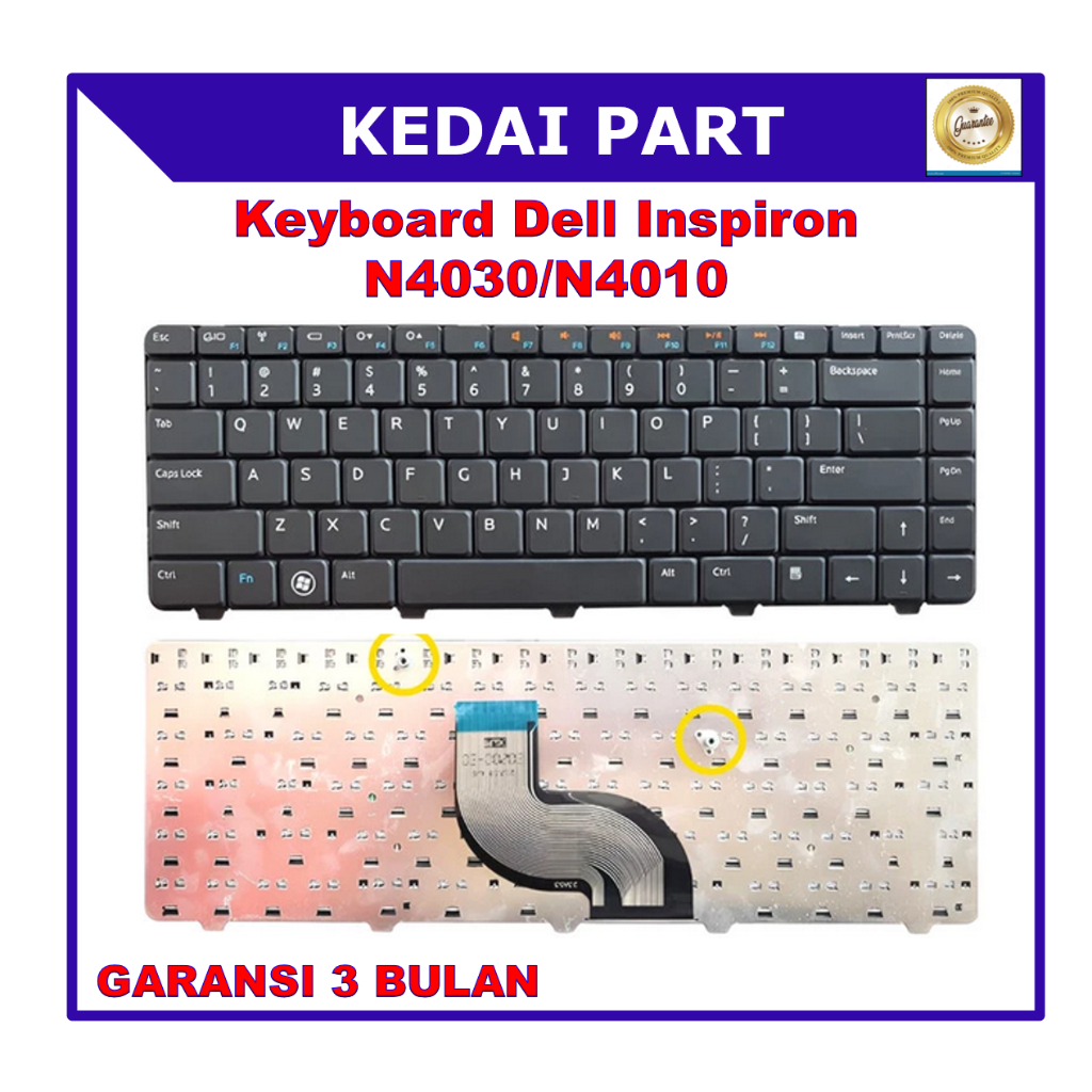 Jual KEYBOARD DELL INSPIRON 14V 14R N4010 N4020 N4030 N5020 N5030 M5030 ...