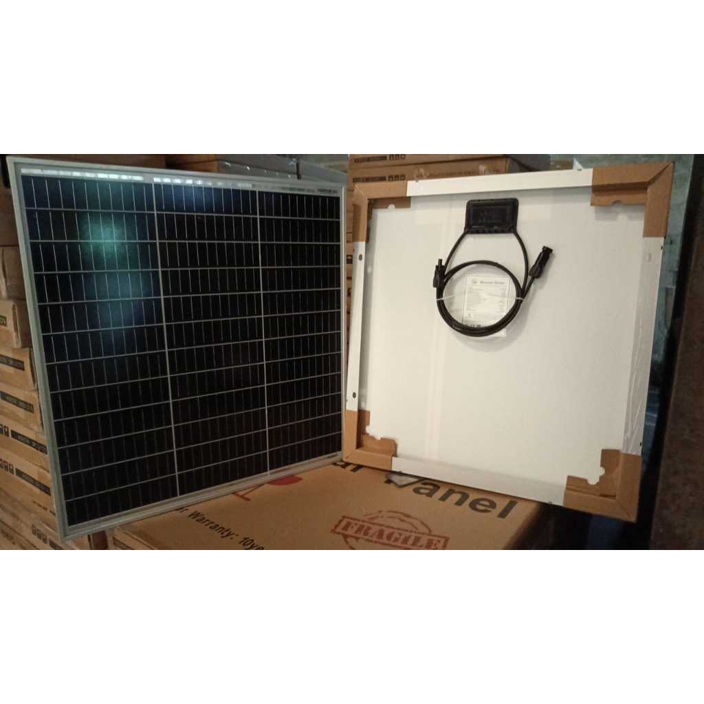 Jual Solar Panel Mono 50WP Maysun Solar Cell Panel Surya + PACKING KAYU ...