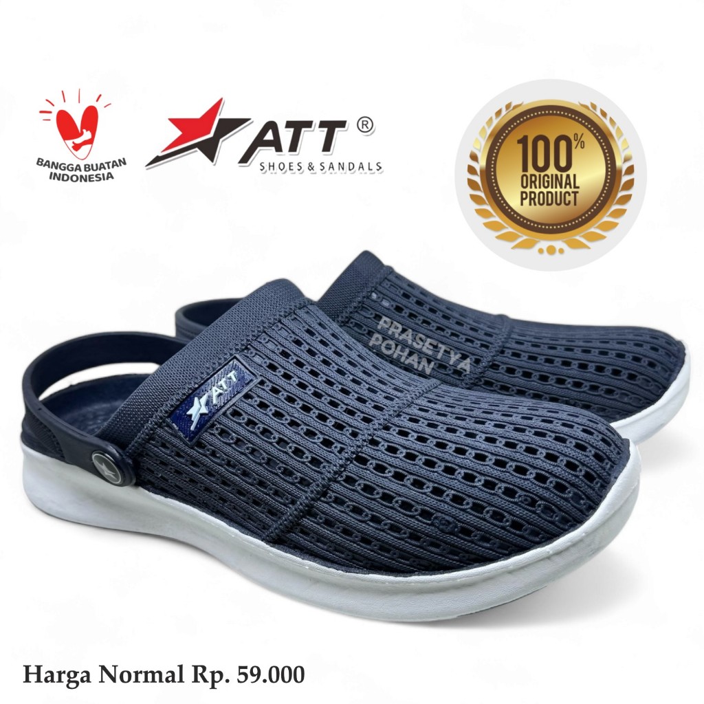 Jual Sepatu Sandal Pria Original ATT Tidak Licin dan Anti Air - Sendal ...