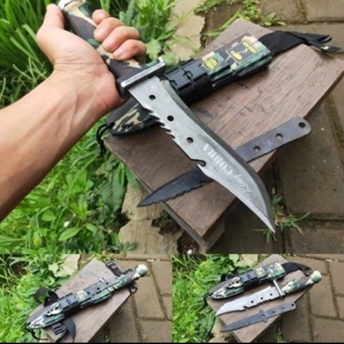 Jual KODE L83L pisau cobra militer knife pisau outdor lapangan pisau ...