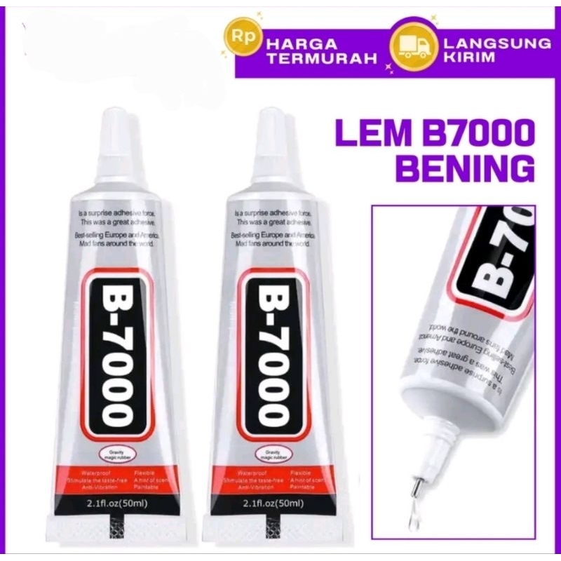 Jual LEM LCD TOUCHSCREEN SERBAGUNA B7000 CLEAR BENING | Shopee Indonesia