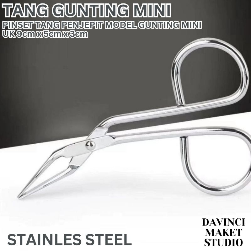 Jual (SS) Gunting Tang Mini Pinset Jepit Multifungsi Kecil Stainless ...