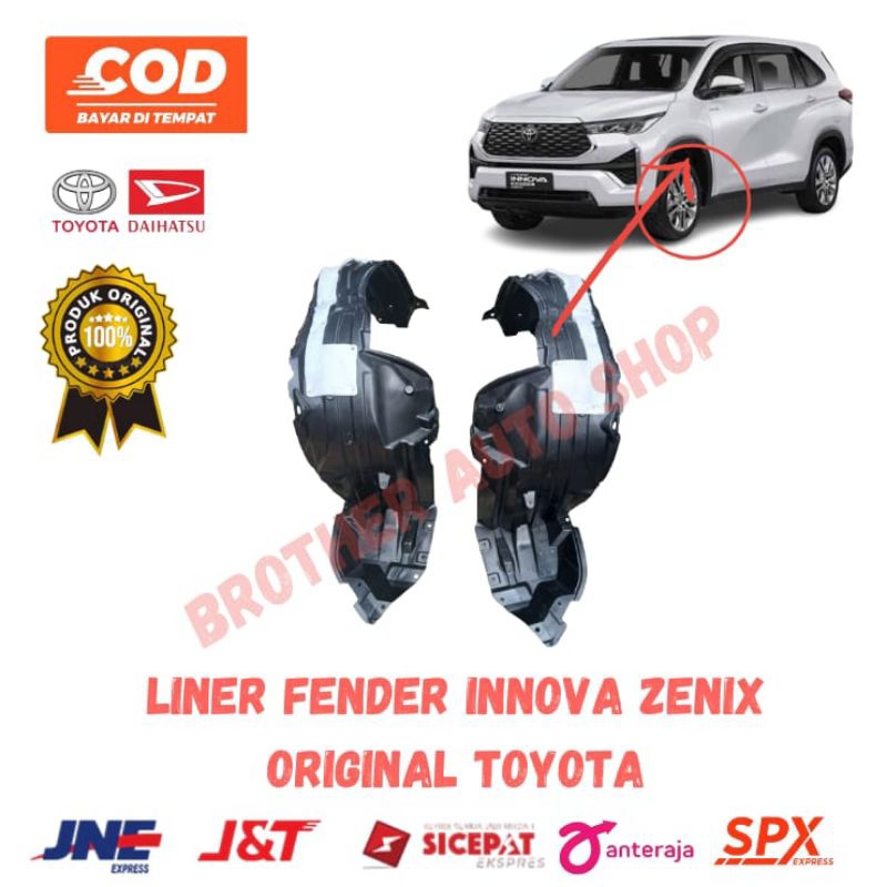 Jual Liner fender spakbor kolong depan INNOVA ZENIX | ORIGINAL TOYOTA ...