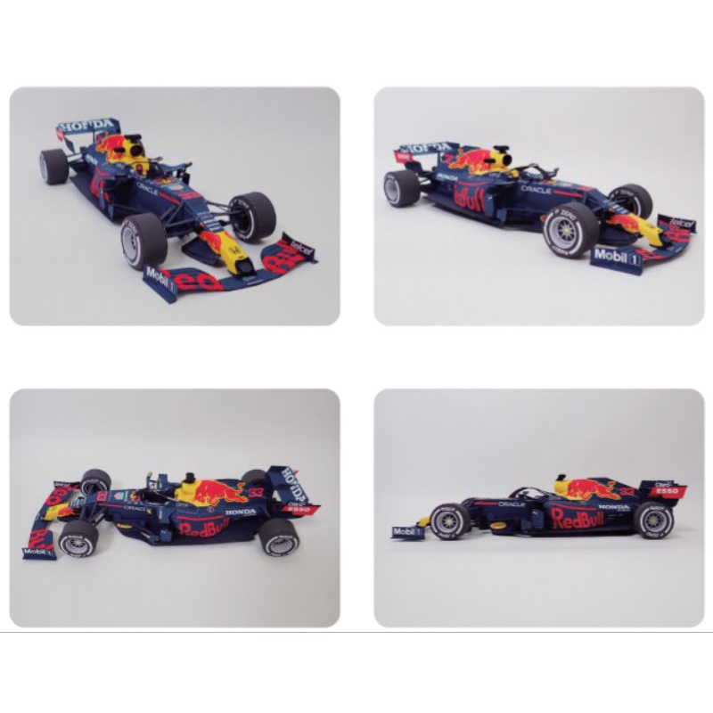 Jual Lembaran pola papercraft mobil balap F1 Redbull skala 1:18 (OP-Ad2 ...