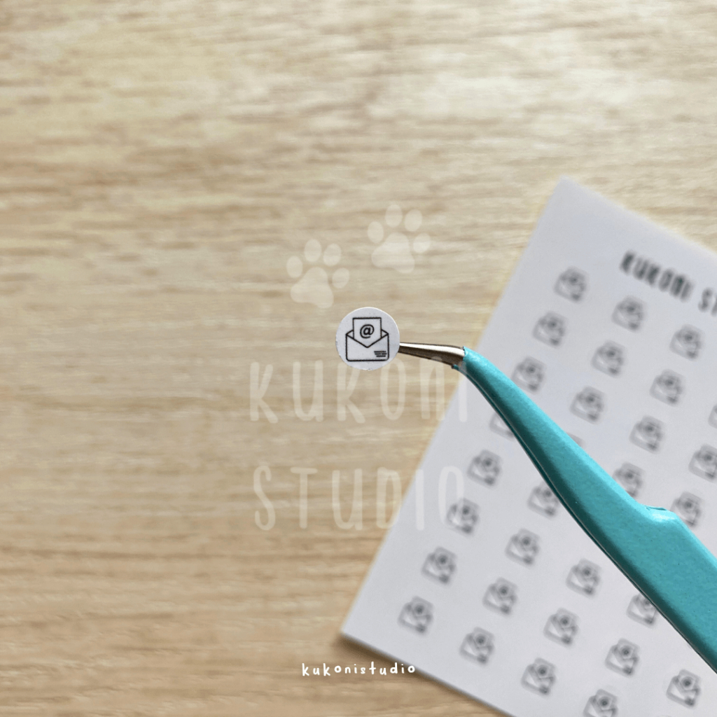 Jual Stiker email | Kukoni Studio Tiny Icon Sticker | Shopee Indonesia