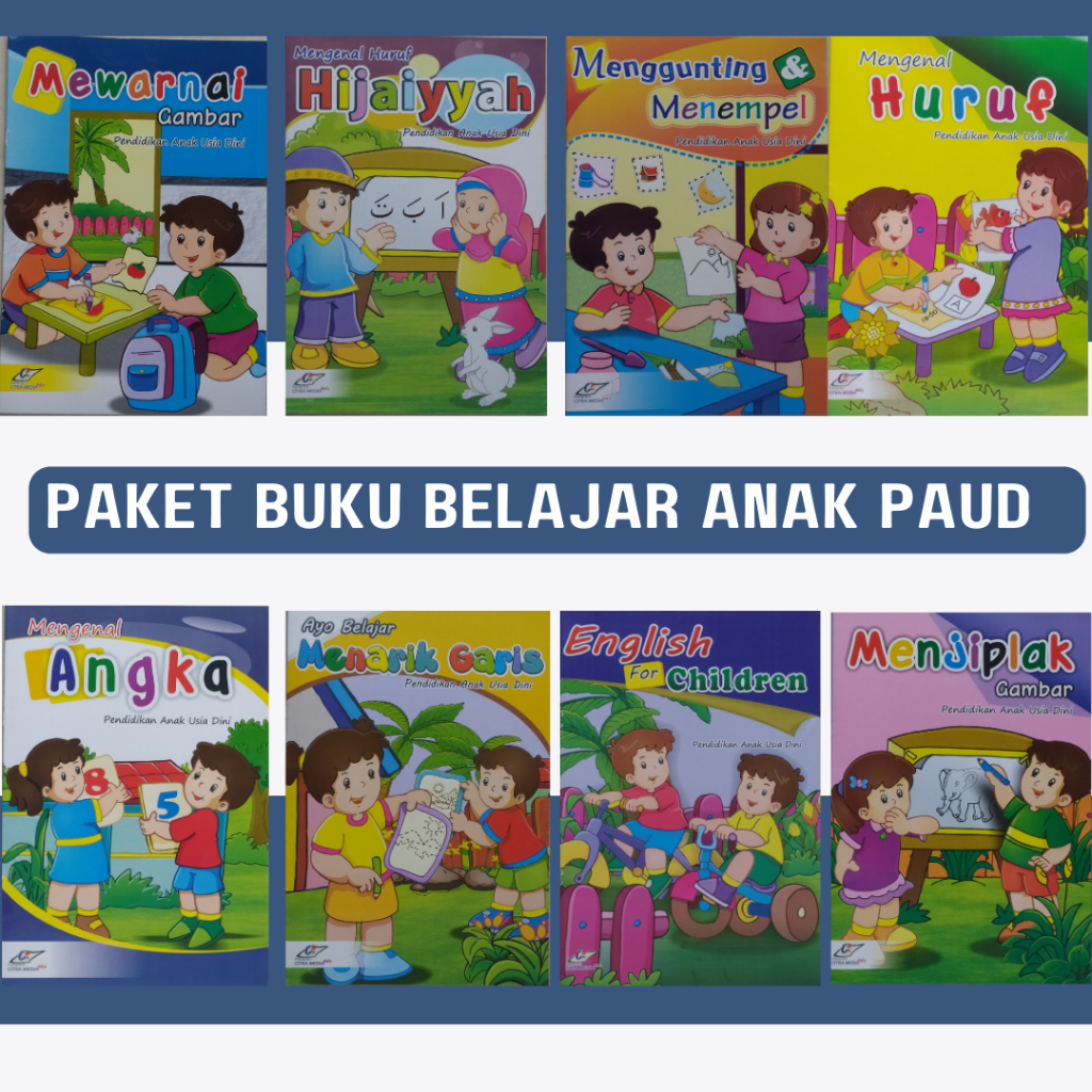 Jual BUKU BELAJAR ANAK PAUD - LANCAR BELAJAR ANAK PAUD - PAKET LENGKAP ...