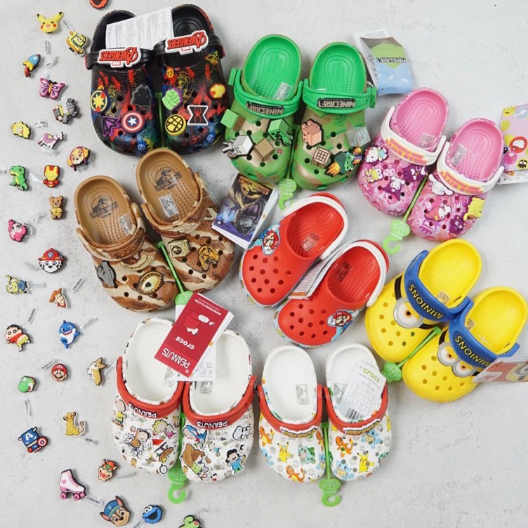 Jual Super Testimoni Crocs Character Kids Sandal size 2235 minion ...