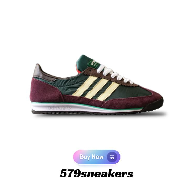 Jual Sepatu Casual Adidas SL72 Men's Walles Bonner Hemp Maroon Original ...