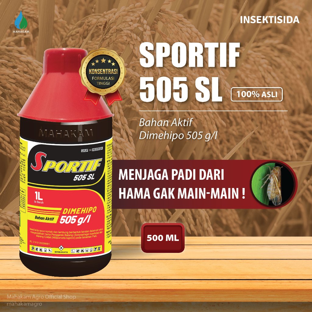 Jual Mahakam Sportif 505 SL 500 ml - Insektisida Pestisida Pembasmi Hama Penyakit Tanaman Padi ...