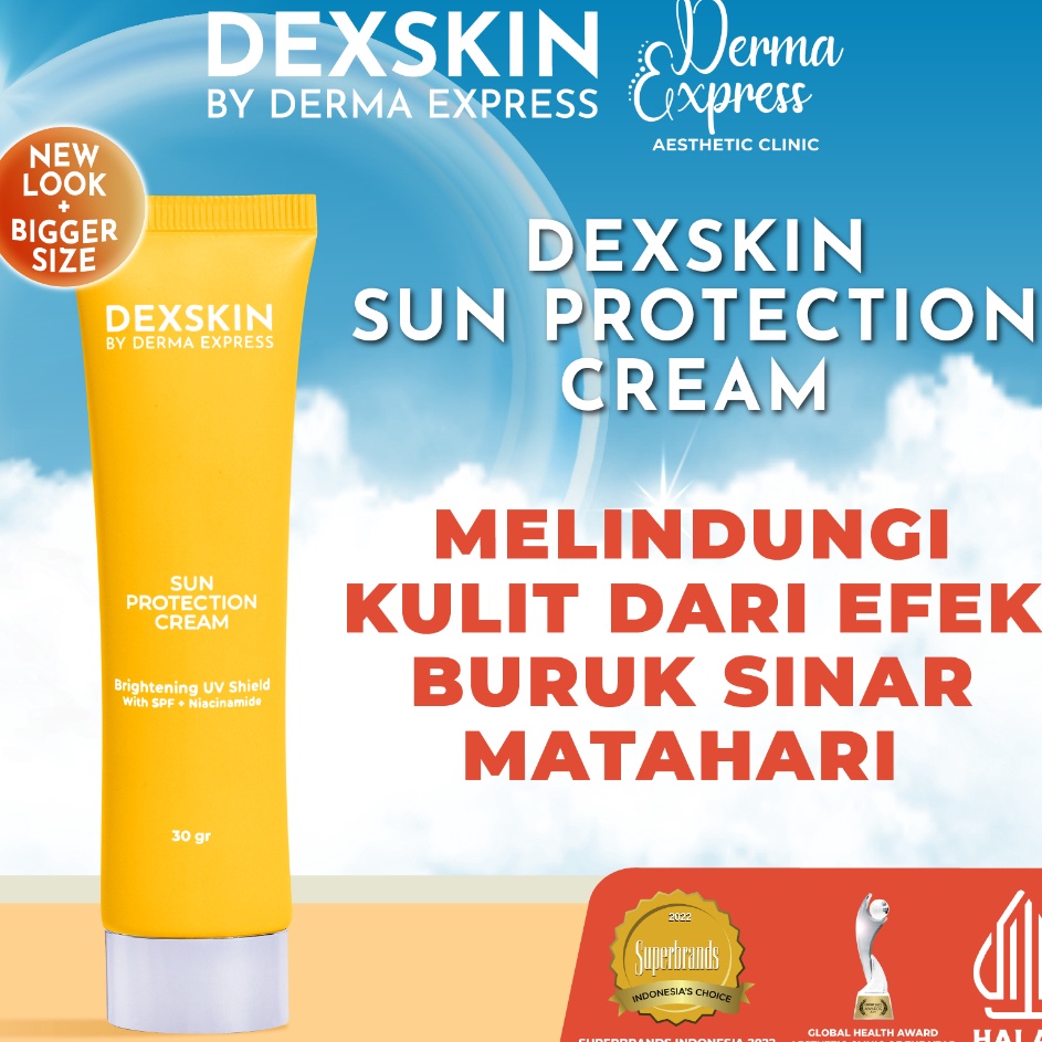 Jual COD NEWPRODUCT DEXSKIN BY DERMA EXPRESS Sun Protection Cream ...
