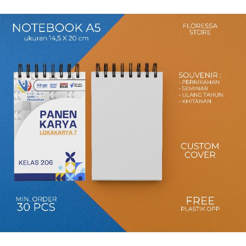 Jual [Ukuran A5 Ukuran Besar] Souvenir Notes Souvenir Notebook Souvenir ...