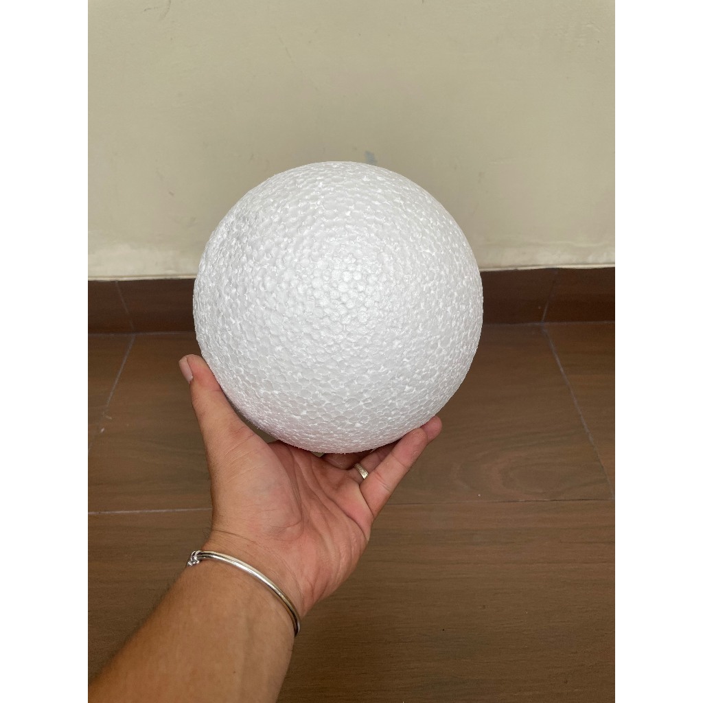 Jual Styrofoam Bulat Diameter 18 cm/Styrofoam Bola/Dekorasi Bola ...