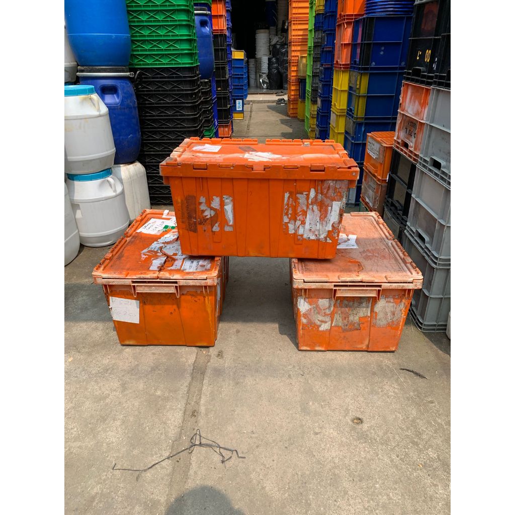 Jual Box peralatan serbaguna nestable kondisi pecah bagian tutup atas ...